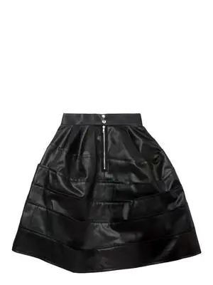 COMME DES GARÇONS TAO Zip-fastening Midi Skirt - Black