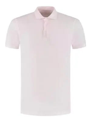 Fedeli Buttoned Polo Shirt - Pink