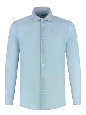 Fedeli Buttoned Shirt - Blue