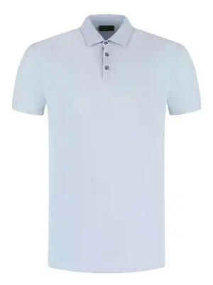 ZANONE Short-sleeve Polo Shirt - Blue