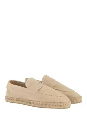 LARDINI Suede Espadrilles - Neutrals