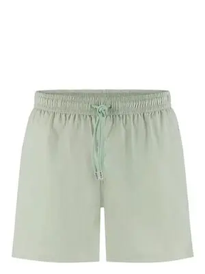 Fedeli Drawstring-waist Swim Shorts - Green