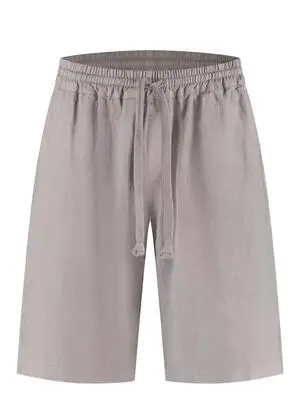 Fedeli Drawstring-waist Shorts - Grey