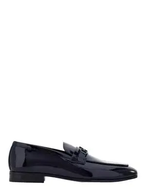 FERRAGAMO Gancini Loafers - Black