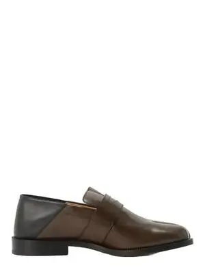 MAISON MARGIELA Tabi Leather Loafers - Brown