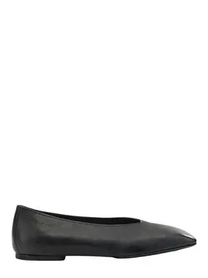 RICK OWENS Leather Ballet Flats