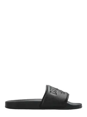 Dsquared2 Debossed Sliders - Black