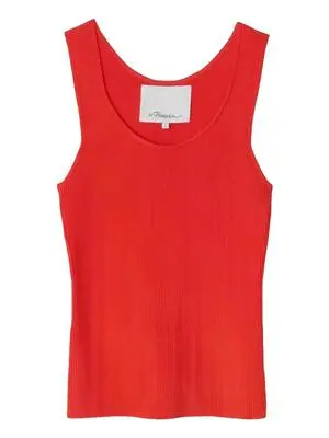 3.1 Phillip Lim Fine-ribbed Tank Top - Red