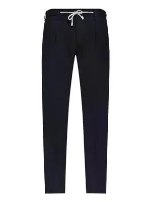 Eleventy Drawstring Trousers - Blue