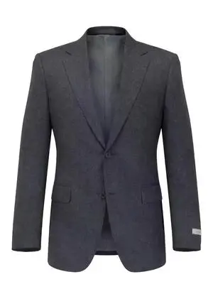 Canali Wool Double-breasted Blazer - Grey
