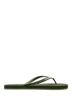 Dsquared2 Logo Thong Flip-flops - Green