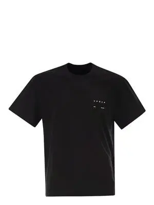 Hogan Round-neck Logo T-shirt - Black