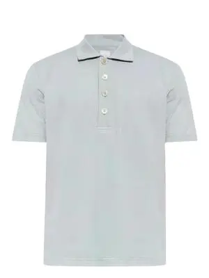Eleventy Buttoned Polo Shirt - Grey
