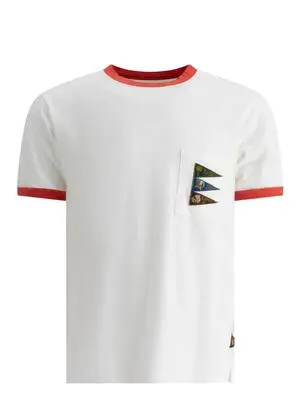 Kapital Pocket Ringer T-shirt - White