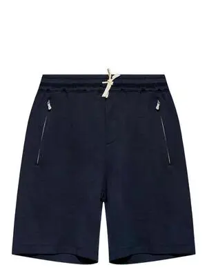 Eleventy Drawstring Track Shorts - Blue