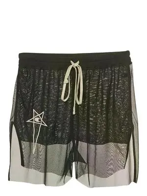 Rick Owens X Champion Tulle Shorts - Black