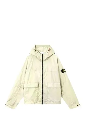 Stone Island Hooded Pocket Coat - Neutrals