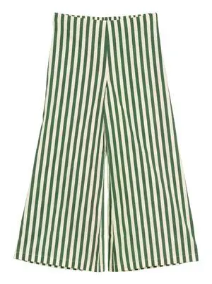 SIMONMILLER Striped Poplin Trousers - Green