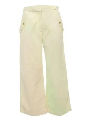 Kenzo Straight-leg Corduroy Trousers - Neutrals