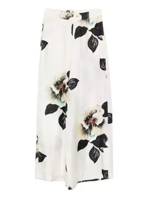 Antonio Marras Floral Print Trousers - White