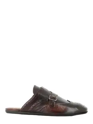Officine Creative Leather Mules - Brown