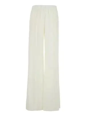 P.a.r.o.s.h Elasticated Palazzo Pants - Neutrals