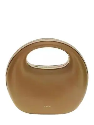 Sacai Round Clutch - Brown