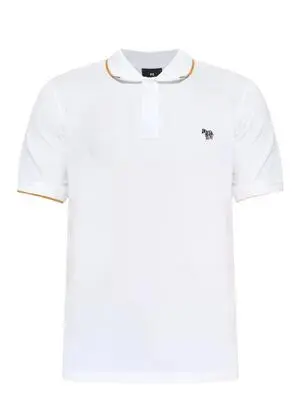 Paul Smith Logo-patch Polo Shirt - White