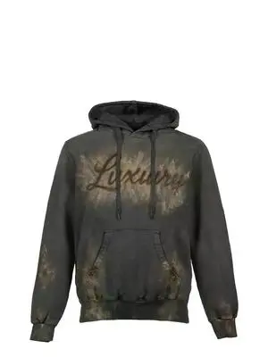 DOUBLET Luxury Mud Paint Hoodie - Black