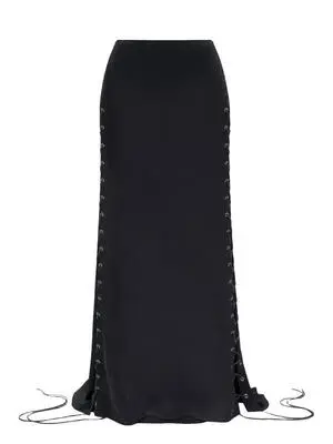 ANN DEMEULEMEESTER Mel Long Skirt - Black