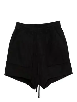 THOM KROM Drawstring Multiple-pocket Shorts - Black