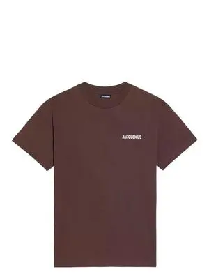 Jacquemus Logo-print T-shirt - Brown