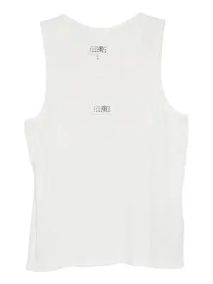 MAISON MARGIELA Logo Tank Top - White