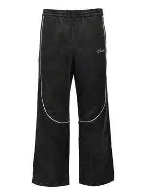 BREATH Corduroy Piping Trousers - Black