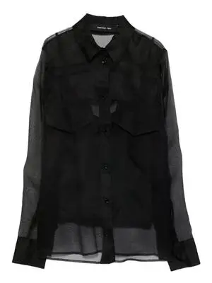 Federica Tosi Button-fastening Shirt - Black