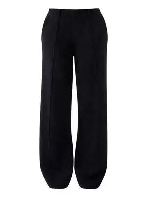 PATRICK ASSARAF Seam-detail Wide Leg Trousers - Blue