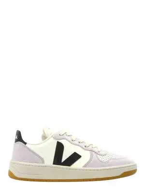 VEJA V-10 Panelled Sneakers - White