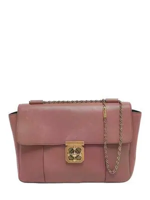 Chloé Elsie Leather Shoulder Bag - Pink