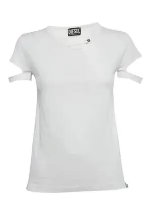 DIESEL® Metal-detail T-shirt - White