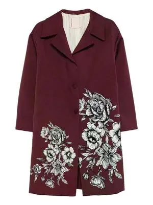 Antonio Marras Floral-print Coat - Red