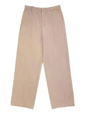 JIL SANDER Pleat-detail Straight-leg Trousers - Neutrals