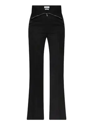 Alexander McQueen Zip-fastening Flared Trousers - Black