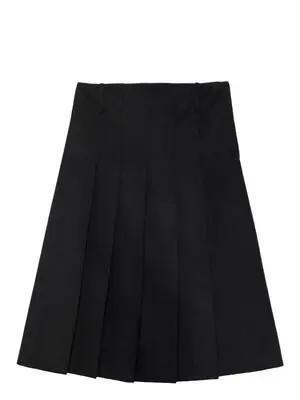 A.p.c. Pleated Skirt - Black
