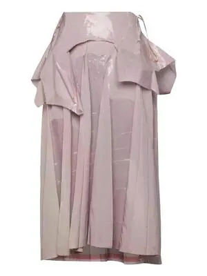 MAISON MARGIELA Laminated Midi Skirt - Pink