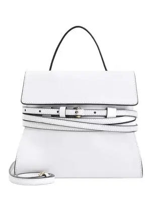Moschino Leather Shoulder Bag - White