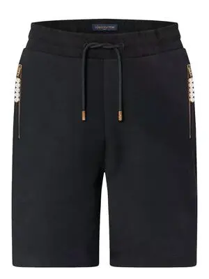 LOUIS VUITTON Embroidered Shorts - Black