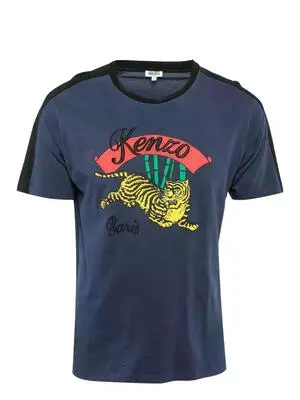 Kenzo Tiger Print T-shirt - Blue