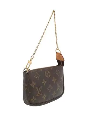 LOUIS VUITTON Mini Pochette Monogram - Brown