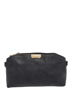 Burberry Leather Crossbody Bag - Black