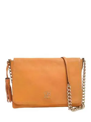 Carolina Herrera Tassel-detail Leather Shoulder Bag - Orange